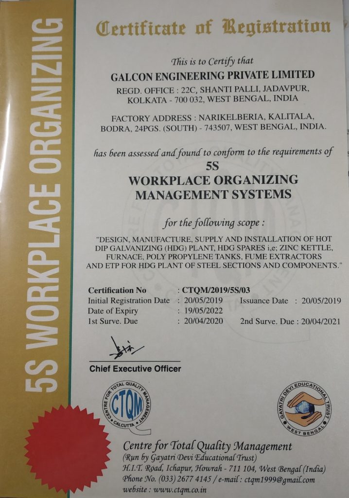 Accreditation - Galcon Engineering Pvt. Ltd.